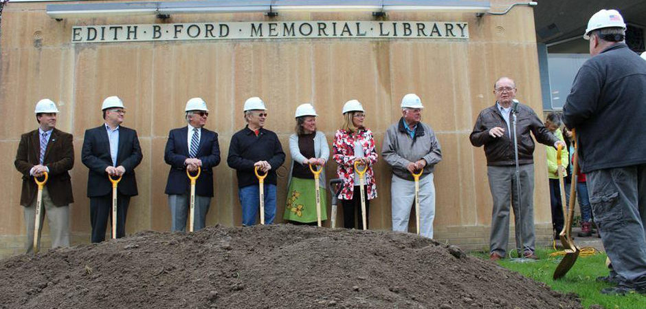 Edith B. Ford Memorial Library Breaks Ground - SWBR